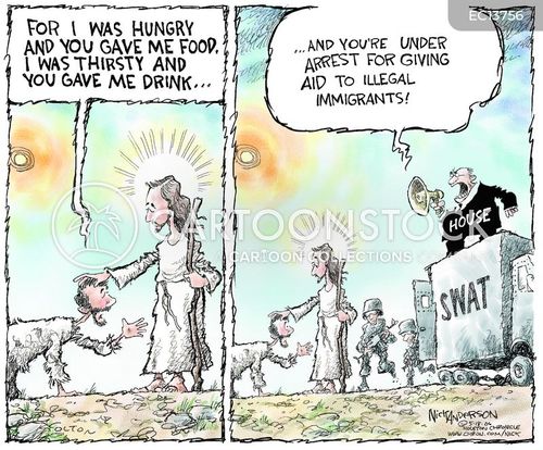 Aid To Hungry Cartoons and Comics - funny pictures from CartoonStock