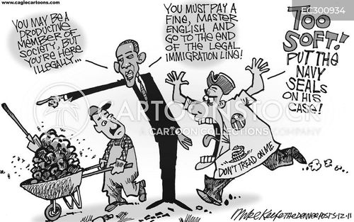 Border Laws Cartoons and Comics - funny pictures from CartoonStock