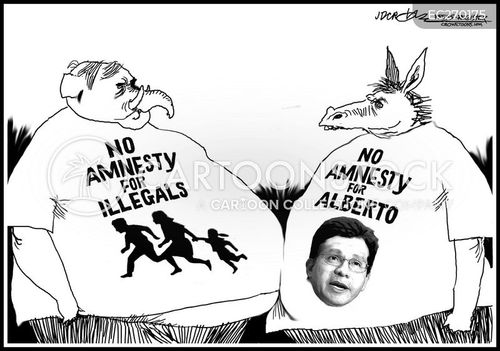Immigration Justice Cartoons and Comics - funny pictures from CartoonStock