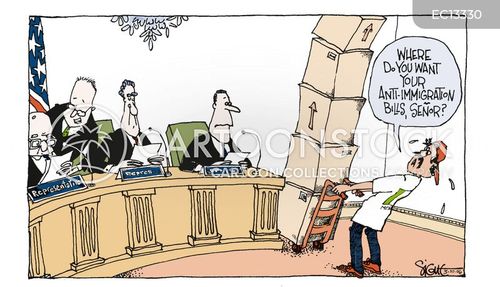 Immigration Cartoons and Comics - funny pictures from CartoonStock
