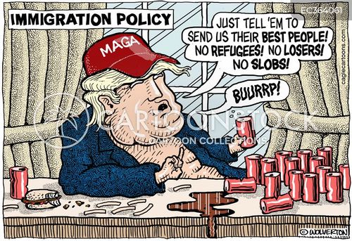 Donald Trump Immigration Policies Cartoons and Comics - funny pictures ...