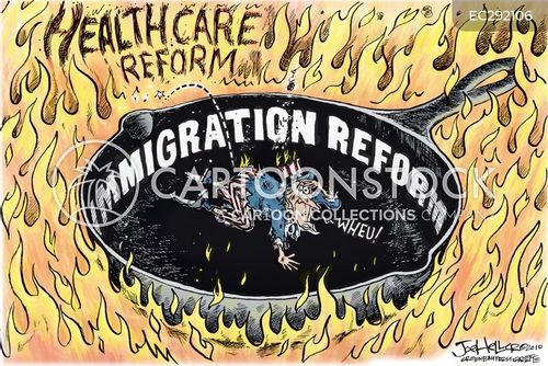 Immigration Cartoons and Comics - funny pictures from CartoonStock