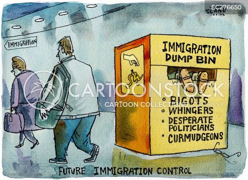 Immigrant Population Cartoons and Comics - funny pictures from CartoonStock