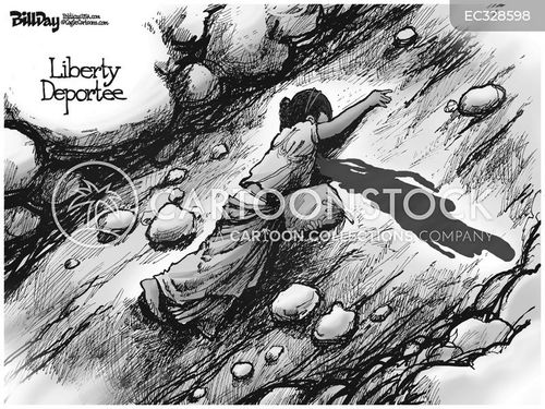 Deportee Cartoons and Comics - funny pictures from CartoonStock