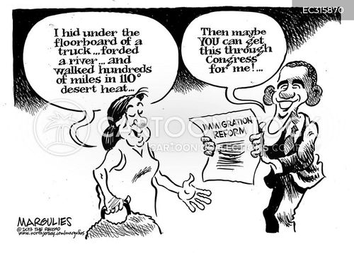 Anti-deportation Cartoons and Comics - funny pictures from CartoonStock