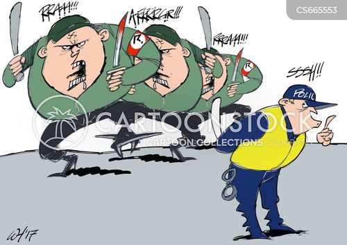 Emerging Threats Cartoons and Comics - funny pictures from CartoonStock