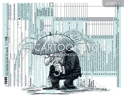 1040 Form Cartoons and Comics - funny pictures from CartoonStock