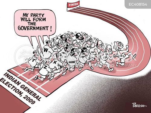 Indian Election Cartoons and Comics - funny pictures from CartoonStock