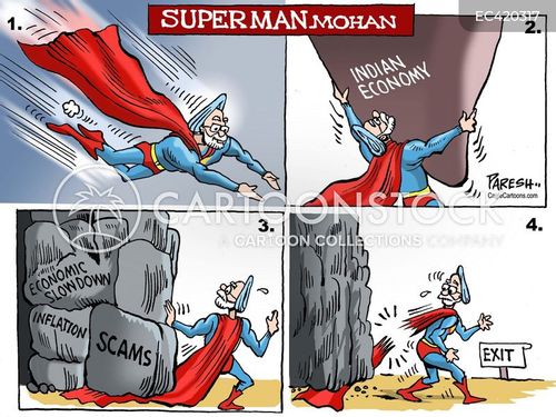 Superman Metaphor Cartoons and Comics - funny pictures from CartoonStock