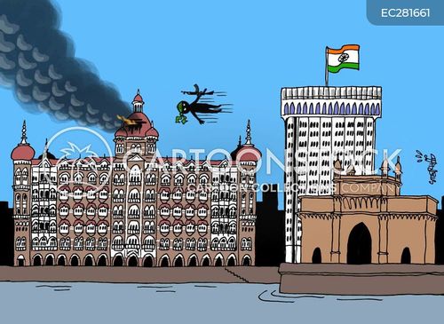 Mumbai Skyline Cartoons and Comics - funny pictures from CartoonStock