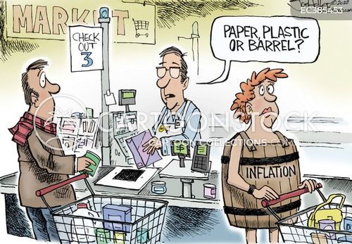 Inflation Risk Cartoons and Comics - funny pictures from CartoonStock