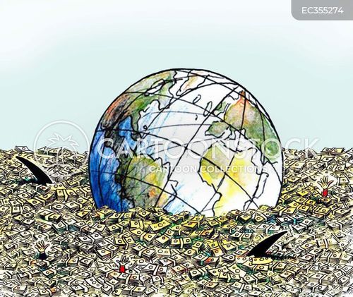 Inflation Risk Cartoons and Comics - funny pictures from CartoonStock