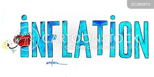 Inflation Risk Cartoons and Comics - funny pictures from CartoonStock
