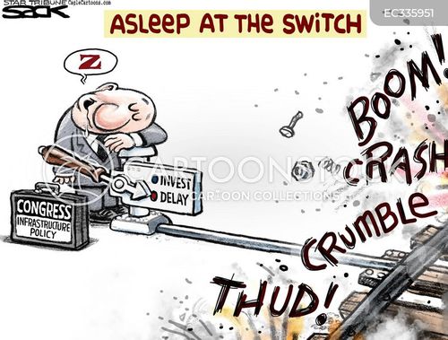 Railroad Tracks Cartoons and Comics - funny pictures from CartoonStock