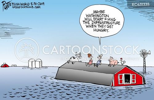 Canal Infrastructure Cartoons and Comics - funny pictures from CartoonStock