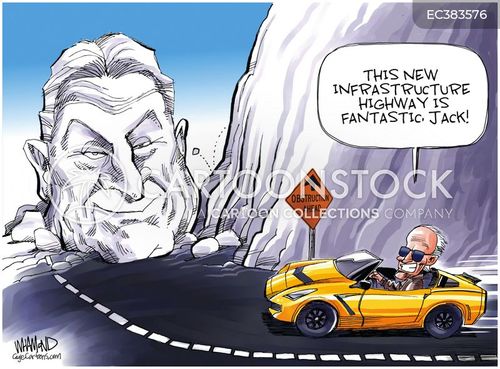 Infrastructure Plan Cartoons and Comics - funny pictures from CartoonStock