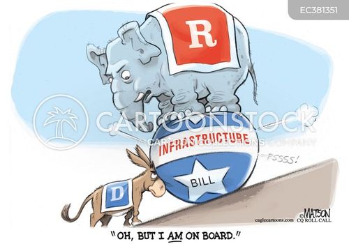 Infrastructure Plan Cartoons and Comics - funny pictures from CartoonStock