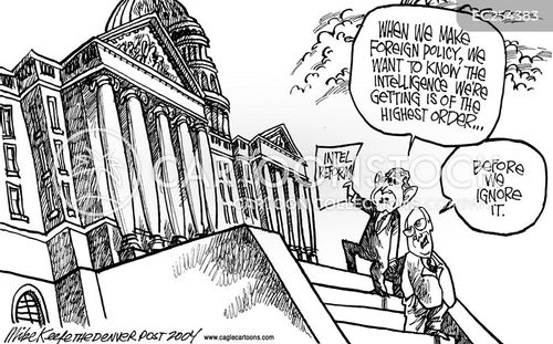 Intelligence Reforms Cartoons and Comics - funny pictures from CartoonStock