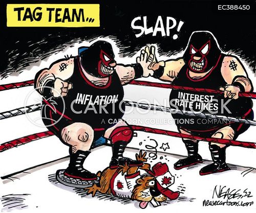 Interest Rate Hikes Cartoons and Comics - funny pictures from CartoonStock