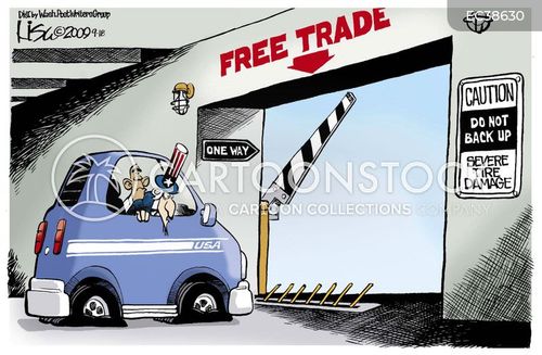 Free Trade Cartoons and Comics - funny pictures from CartoonStock