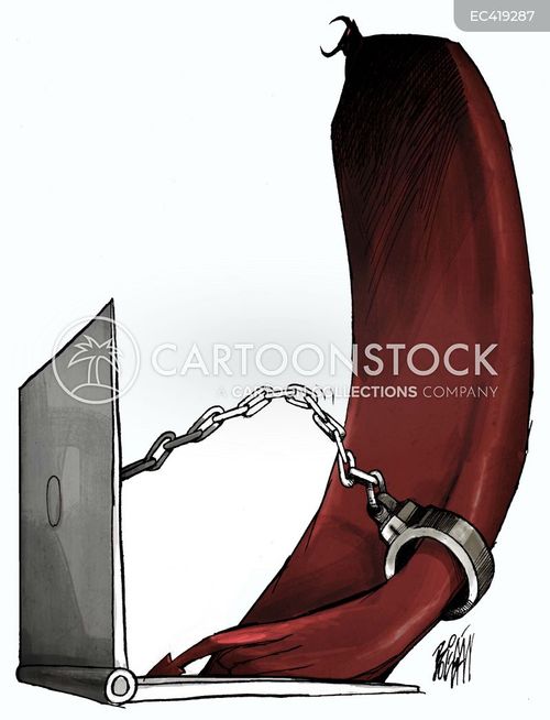 Digital Defender Cartoons and Comics - funny pictures from CartoonStock