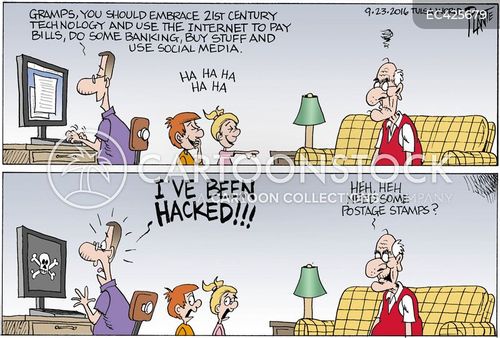 Hacking Incidents Cartoons and Comics - funny pictures from CartoonStock