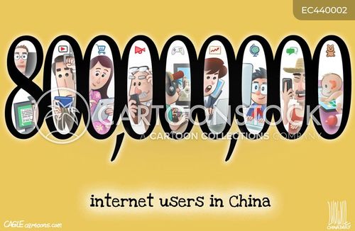 Internet In China Cartoons and Comics - funny pictures from CartoonStock