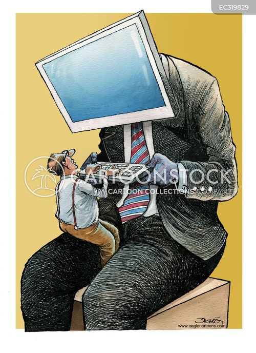 Control De Datos Cartoons and Comics - funny pictures from CartoonStock