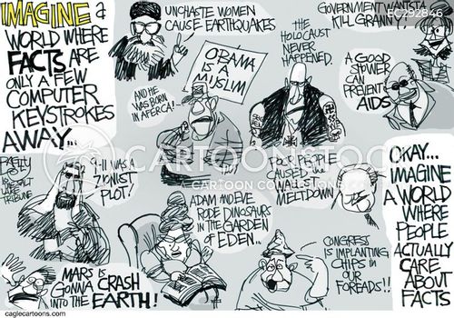 Truthiness Cartoons and Comics - funny pictures from CartoonStock