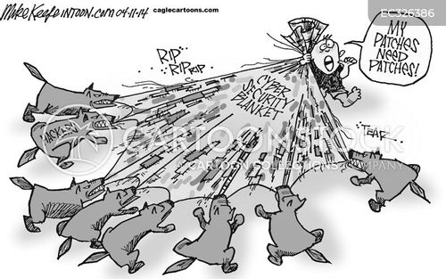 Password-hack-kill Cartoons and Comics - funny pictures from CartoonStock