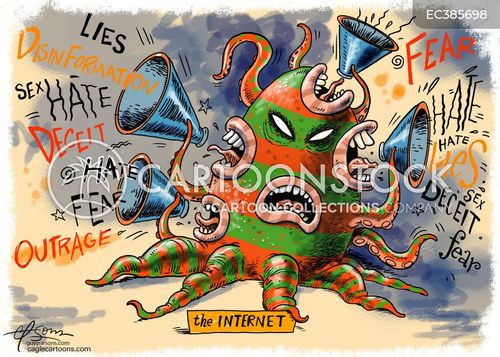 Online Dangers Cartoons and Comics - funny pictures from CartoonStock