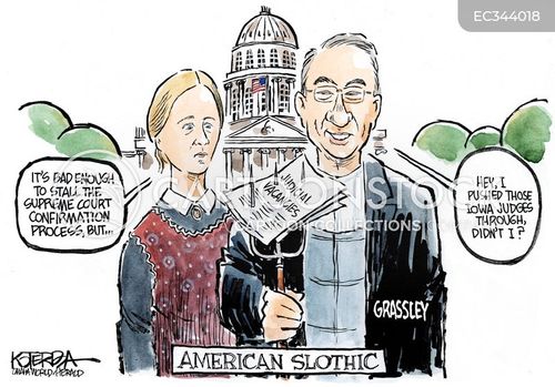 Judge Confirmations Cartoons and Comics - funny pictures from CartoonStock