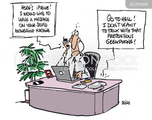 Iphone Feature Cartoons and Comics - funny pictures from CartoonStock
