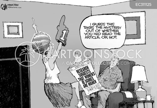 Women's Intuition Cartoons and Comics - funny pictures from CartoonStock