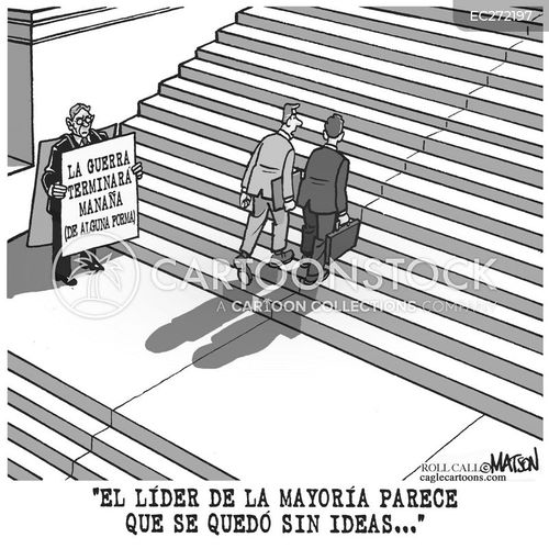 Lider Mayoria Cartoons and Comics - funny pictures from CartoonStock
