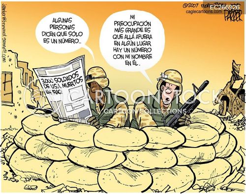Muerte En Guerra Cartoons and Comics - funny pictures from CartoonStock