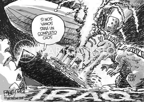 Barco Hundiendo Cartoons and Comics - funny pictures from CartoonStock