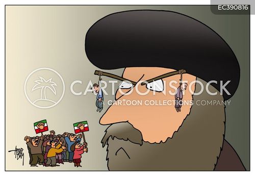 Iran's Legal System Cartoons and Comics - funny pictures from CartoonStock