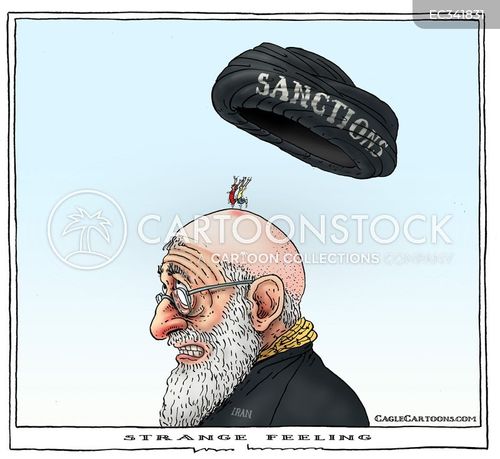 Sanctions Lifting Cartoons and Comics - funny pictures from CartoonStock
