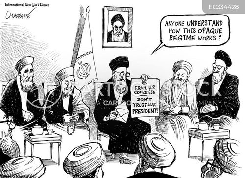Us-iran Tension Cartoons and Comics - funny pictures from CartoonStock