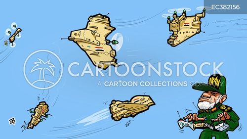 Proxy Wars Cartoons and Comics - funny pictures from CartoonStock