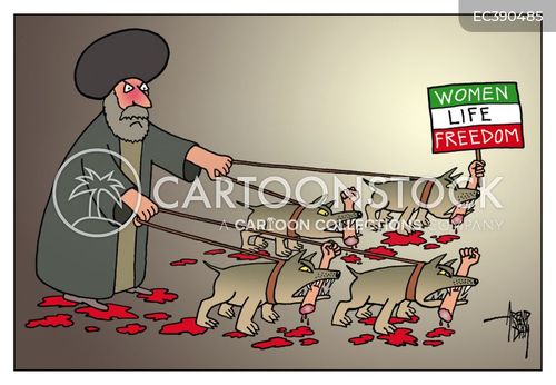 Iran Protests Cartoons and Comics - funny pictures from CartoonStock