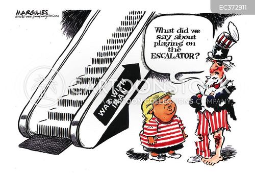 Arms Race Escalation Cartoons and Comics - funny pictures from CartoonStock