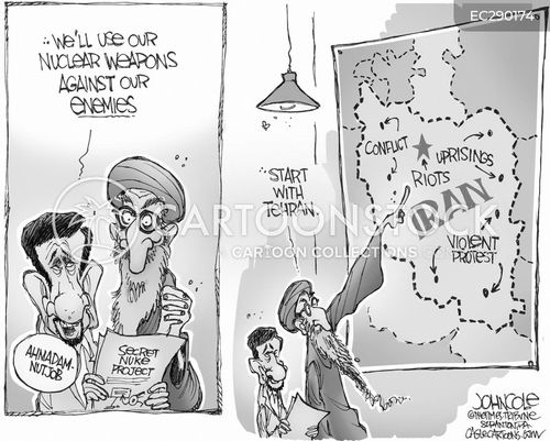 Iranian Invasion Cartoons and Comics - funny pictures from CartoonStock