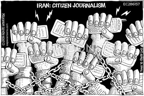 Citizen Journalism Cartoons and Comics - funny pictures from CartoonStock