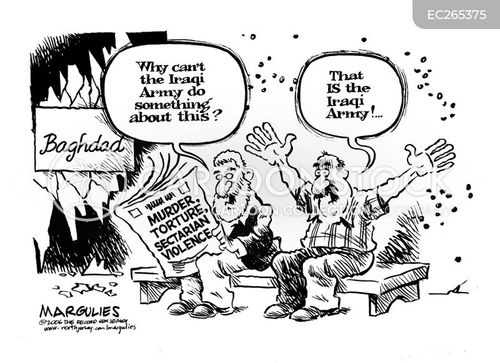 Sectarian Violence Cartoons and Comics - funny pictures from CartoonStock