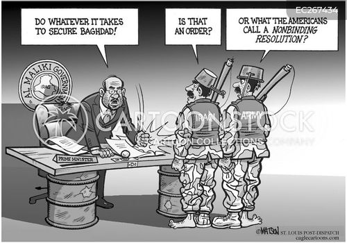 Iraq's Army Cartoons and Comics - funny pictures from CartoonStock