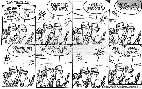 4 Years In Iraq Cartoons and Comics - funny pictures from CartoonStock