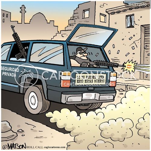 Seguridad Privada Cartoons and Comics - funny pictures from CartoonStock