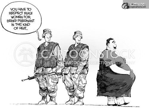 Armas Irak Saddam Cartoons and Comics - funny pictures from CartoonStock